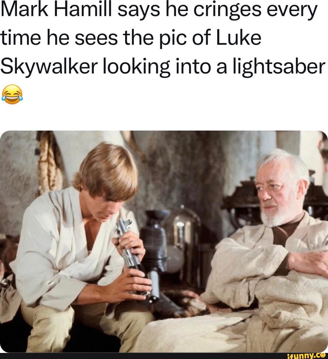 Mark Hamill says he cringes every time he sees the pic of Luke ...