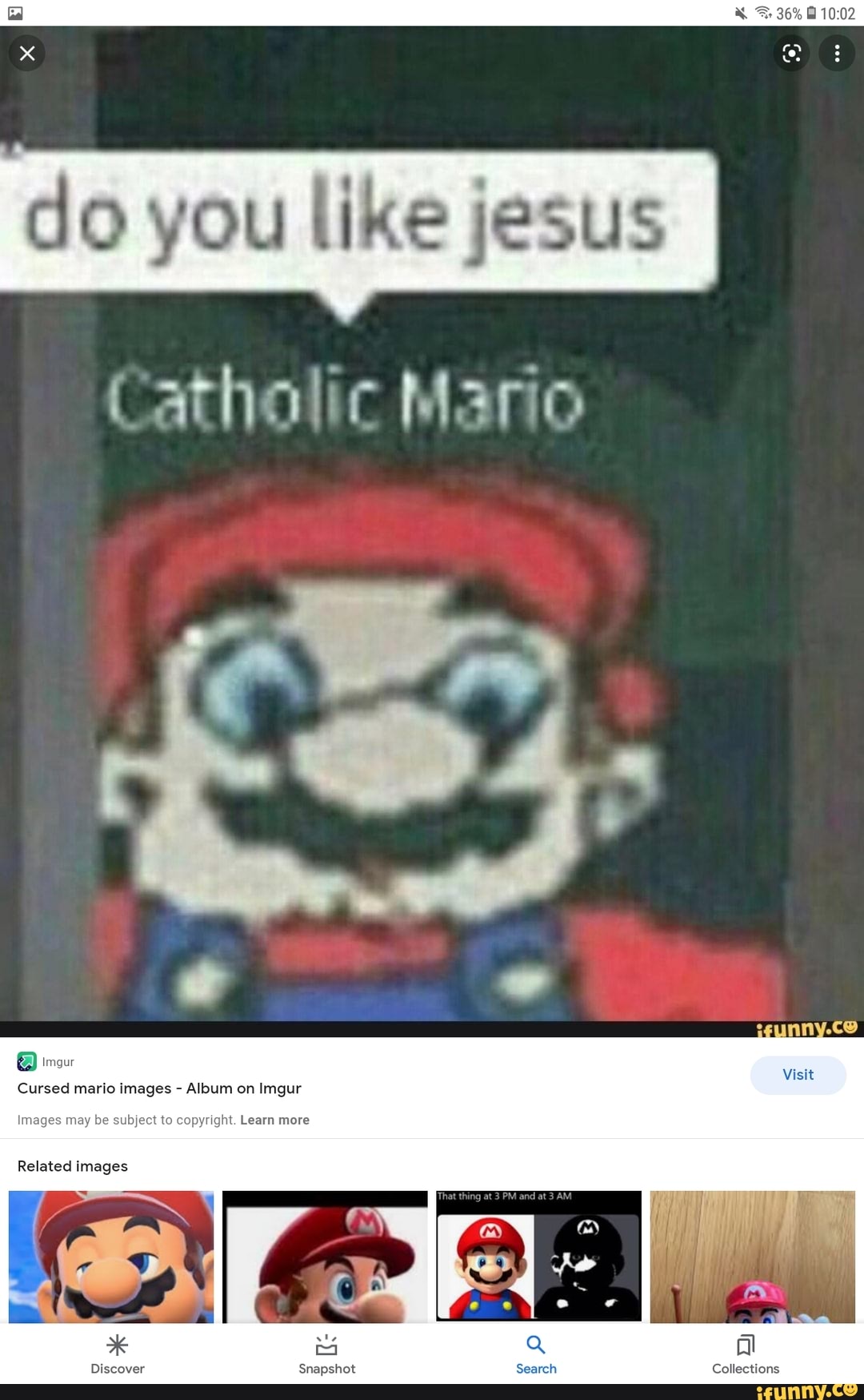 Do you like jesus Marie Cursed mario images - Album Imgur Images may &e ...
