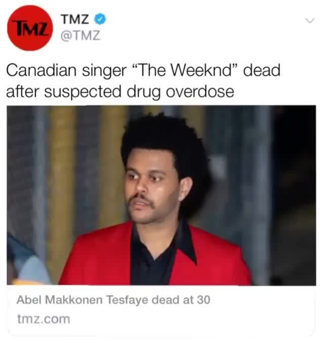 Canadian singer "The Weeknd" dead after suspected drug overdose - )