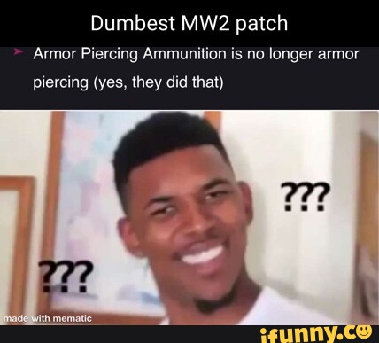 Dumbest patch Armor Piercing Ammunition is no longer armor piercing ...