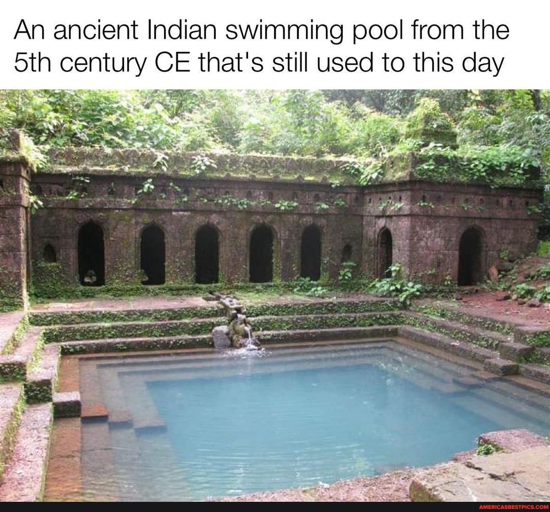 An ancient Indian swimming pool from the Sth century CE that's still ...