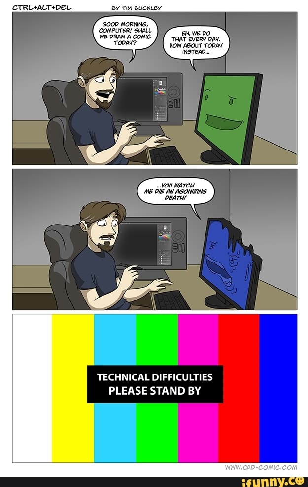 CTRL+ALT+ADEL By TIM BUCKLEY GOOD MORNING, COMPUTER! SHALL WE DRAW A ...