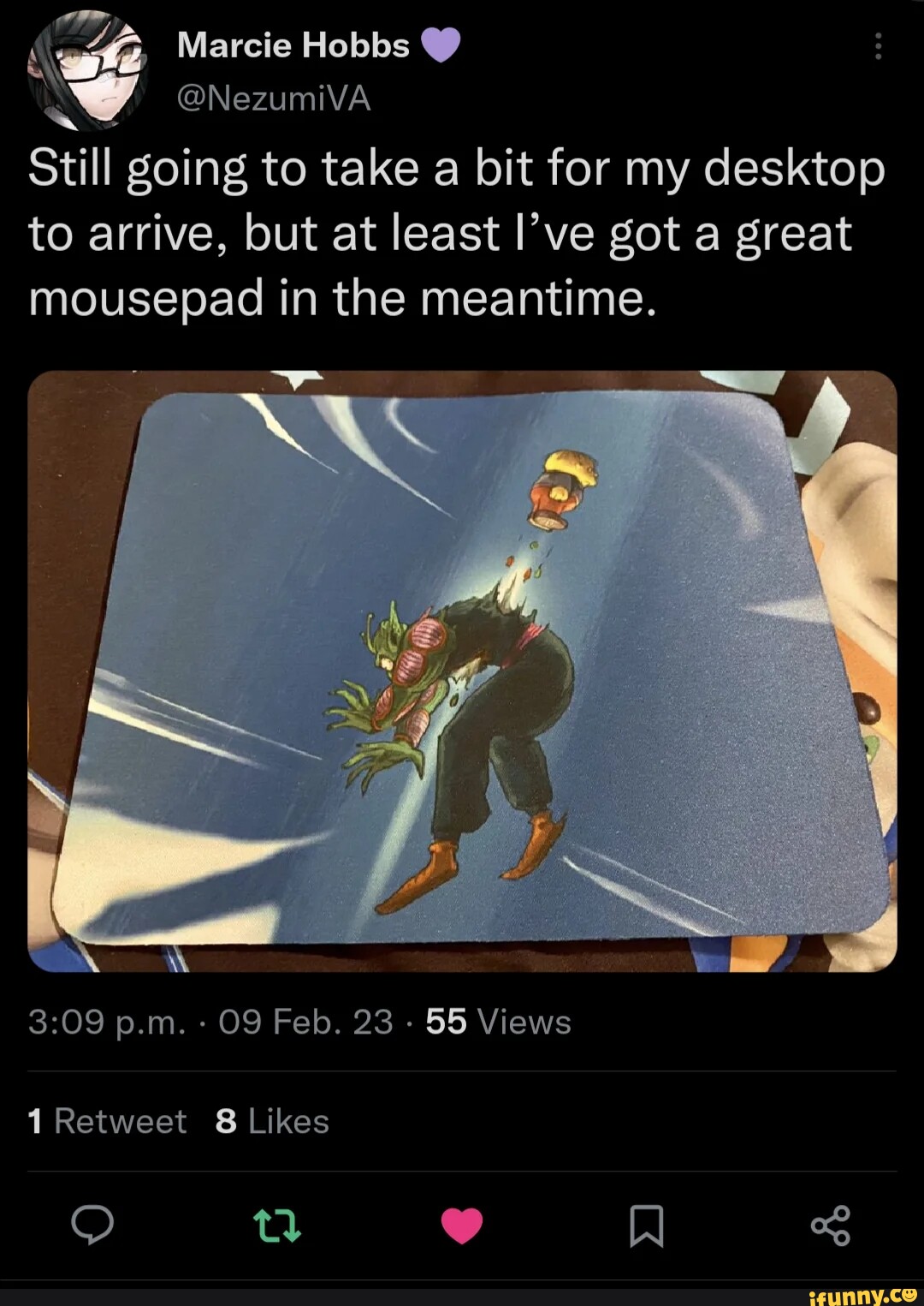 Marcie Hobbs @NezumiVA Still going to take a bit for my desktop to ...