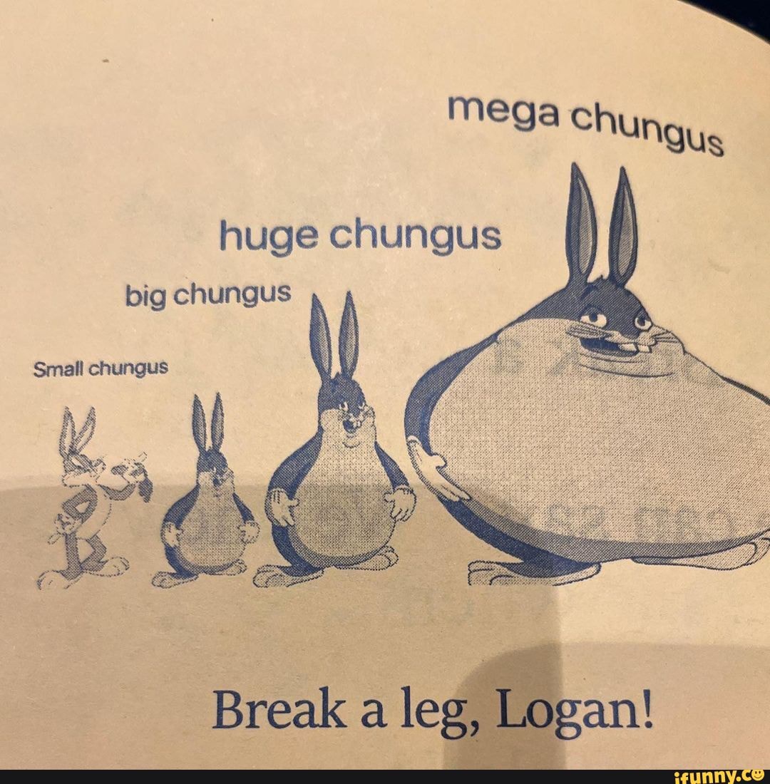 Huge chungus big chungus Small chungus Break a le - iFunny