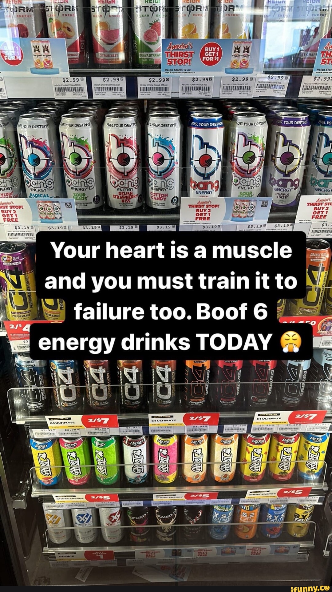 Your heart is a muscle and you must train it to failure too. Boof 2 ...