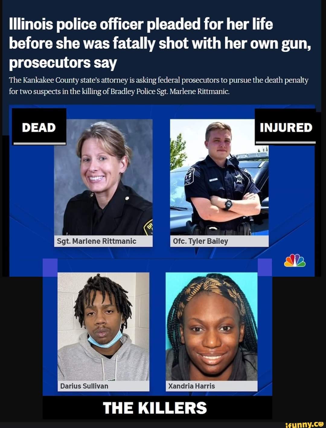 Illinois police officer pleaded for her life before she was fatally ...