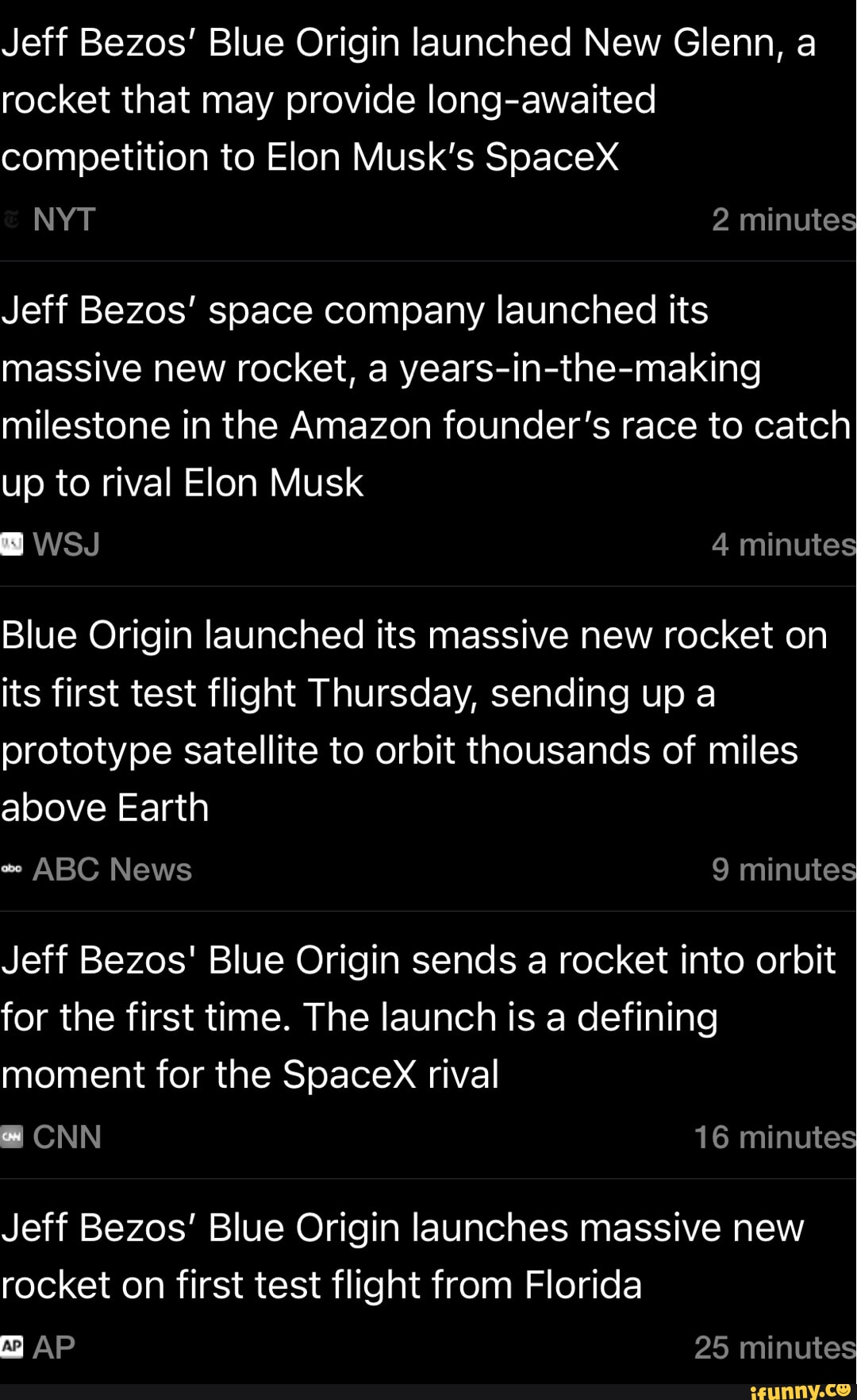 Jeff Bezos' Blue Origin launched New Glenn, a rocket that may provide ...