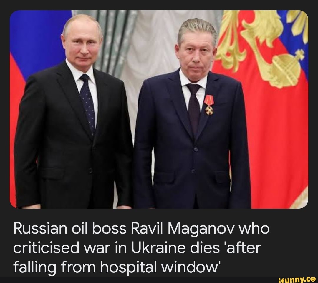 Russian oil boss Ravil Maganov who criticised war in Ukraine dies ...