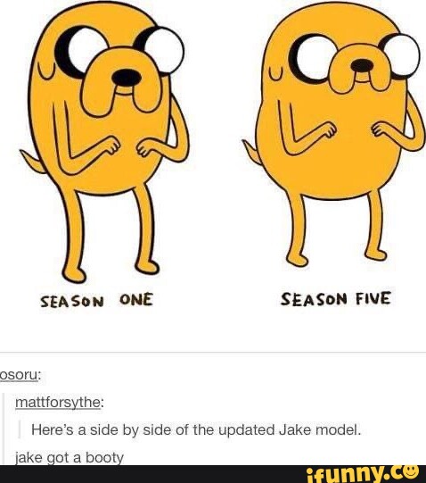 SEASON ONE SEASON FINE mattforsythe: Here's a side by side of the ...