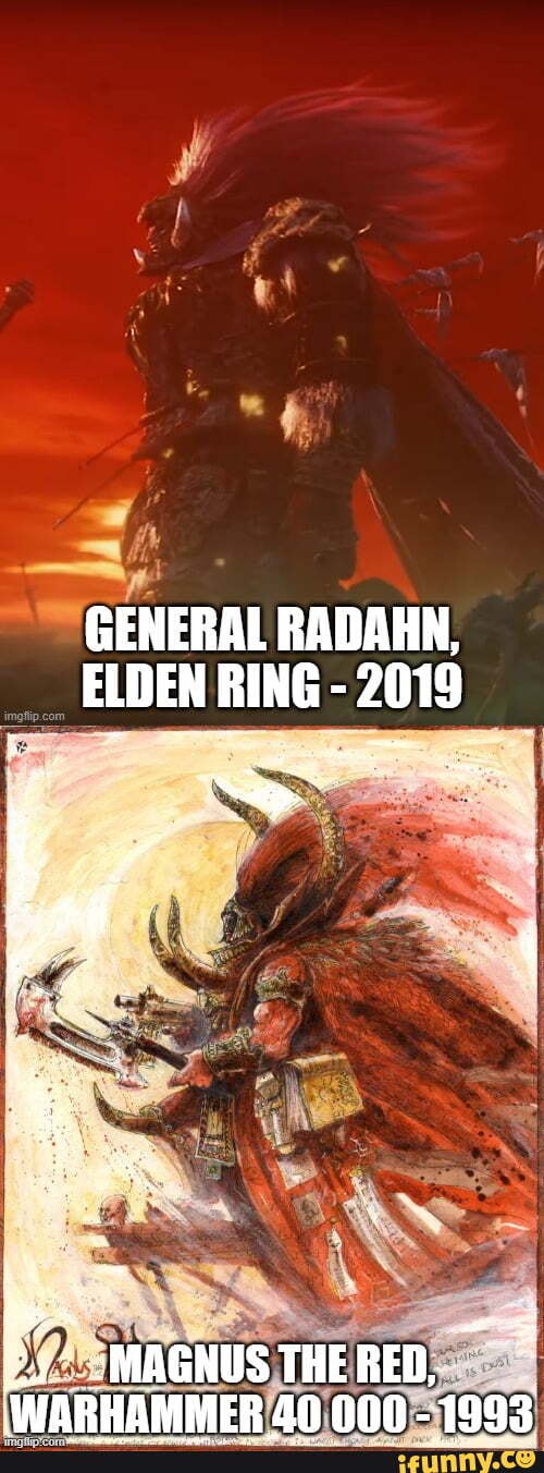 GENERAL RADAHN, ELDEN RING - 2019 - iFunny