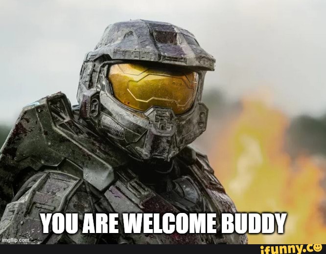 YOU ARE WELCOME BUDDY - iFunny
