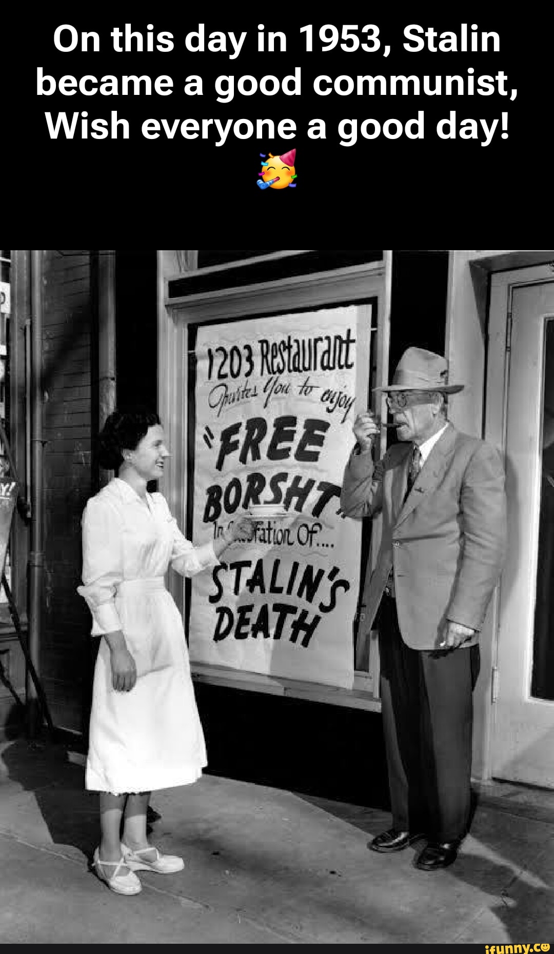 On this day in 1953, Stalin became a good communist, Wish everyone a ...