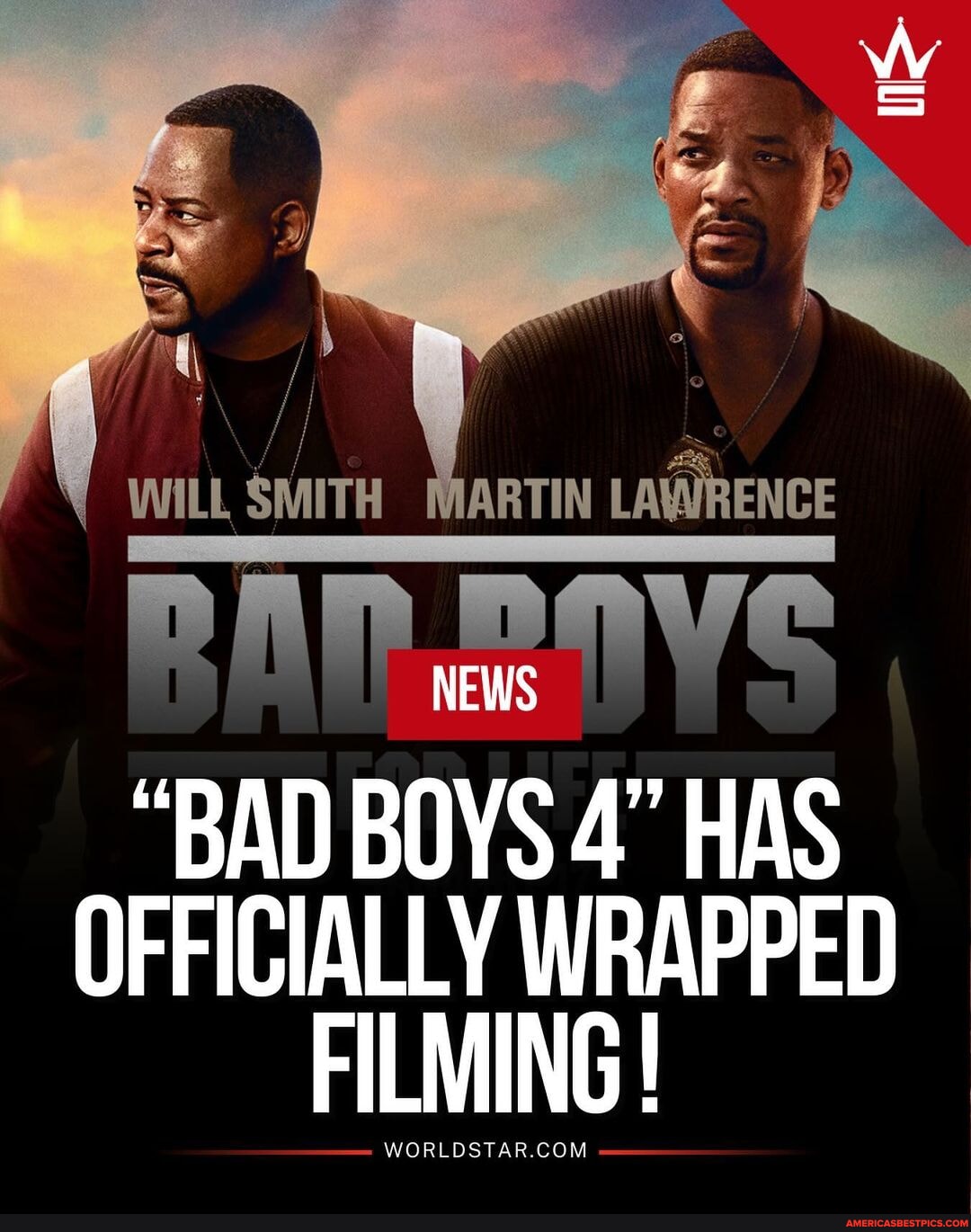 ‘BAD BOYS 4’ has officially wrapped filming. The movie releases in theaters on June 7. Y’all ...