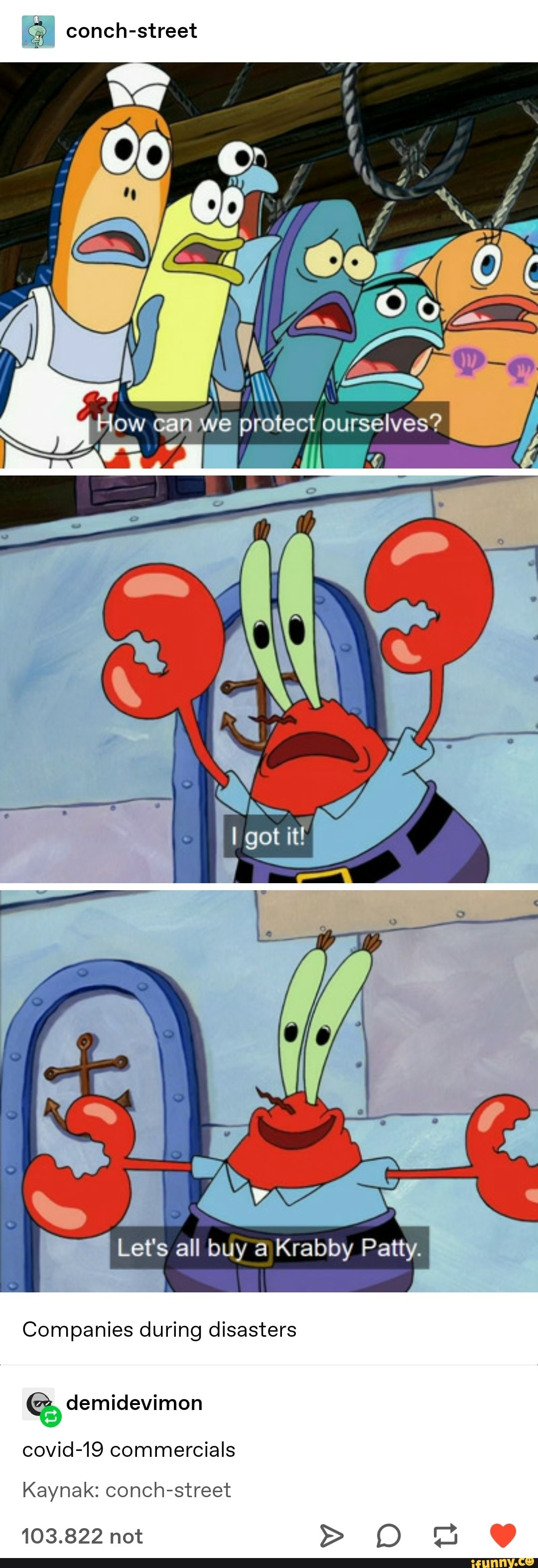 Conch-street \ \ How Gafi we protect ourselves? Let's all buy a Krabby ...