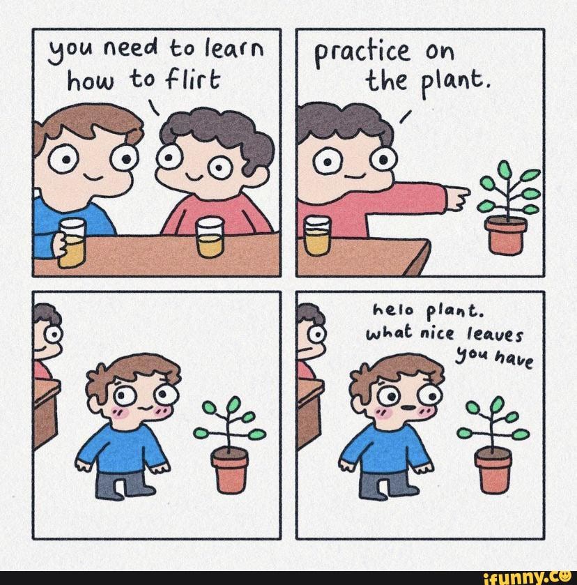 You need to leatn practice on how to flirt the plant. helo Plant. what ...