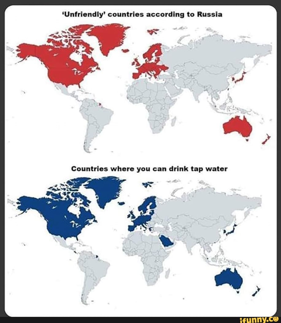 'Unfriendly' countries according to Russia Countries where you can ...
