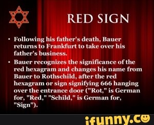 RED SIGN Following his father's death, Bauer returns to Frankfurt to ...