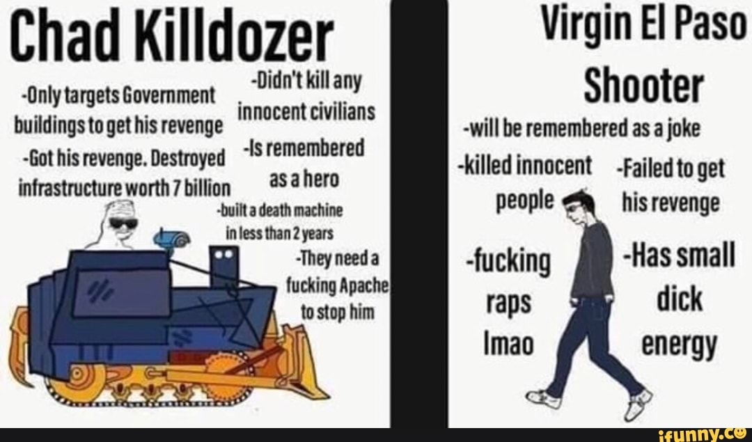 Chad Killdozer Virgin EIPaso in::ªlttkclilvllãinayns Sh OÍEI' - iFunny
