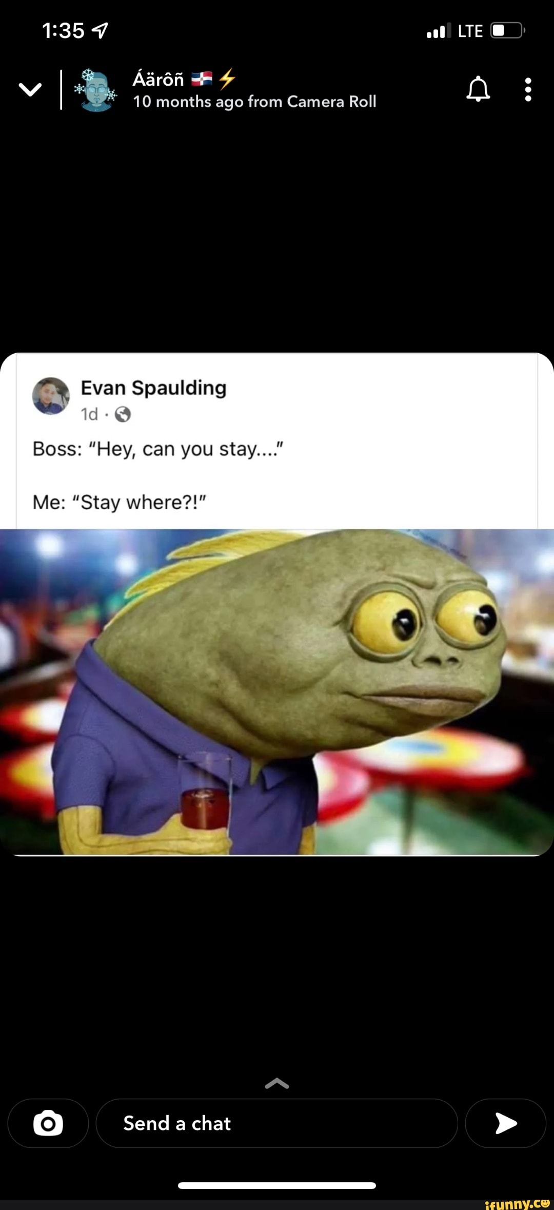 Al LTE Aardi 4 I 10 months ago from Camera Roll Evan Spaulding Boss ...