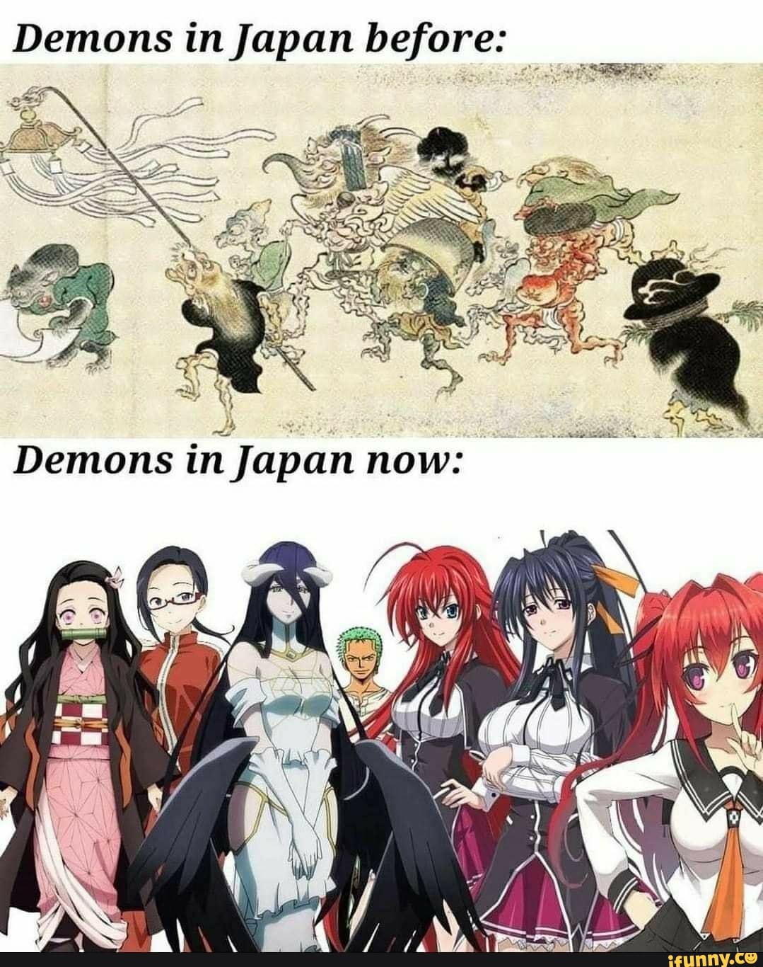 Demons in Japan before: - iFunny