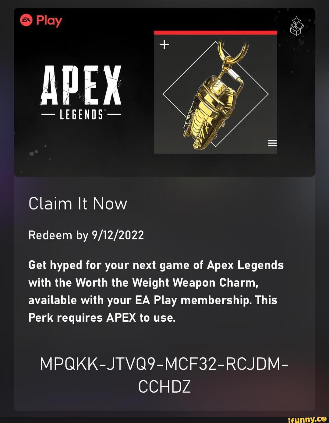 Play APEX - LEGENDS - Claim It Now Redeem by Get hyped for your next ...