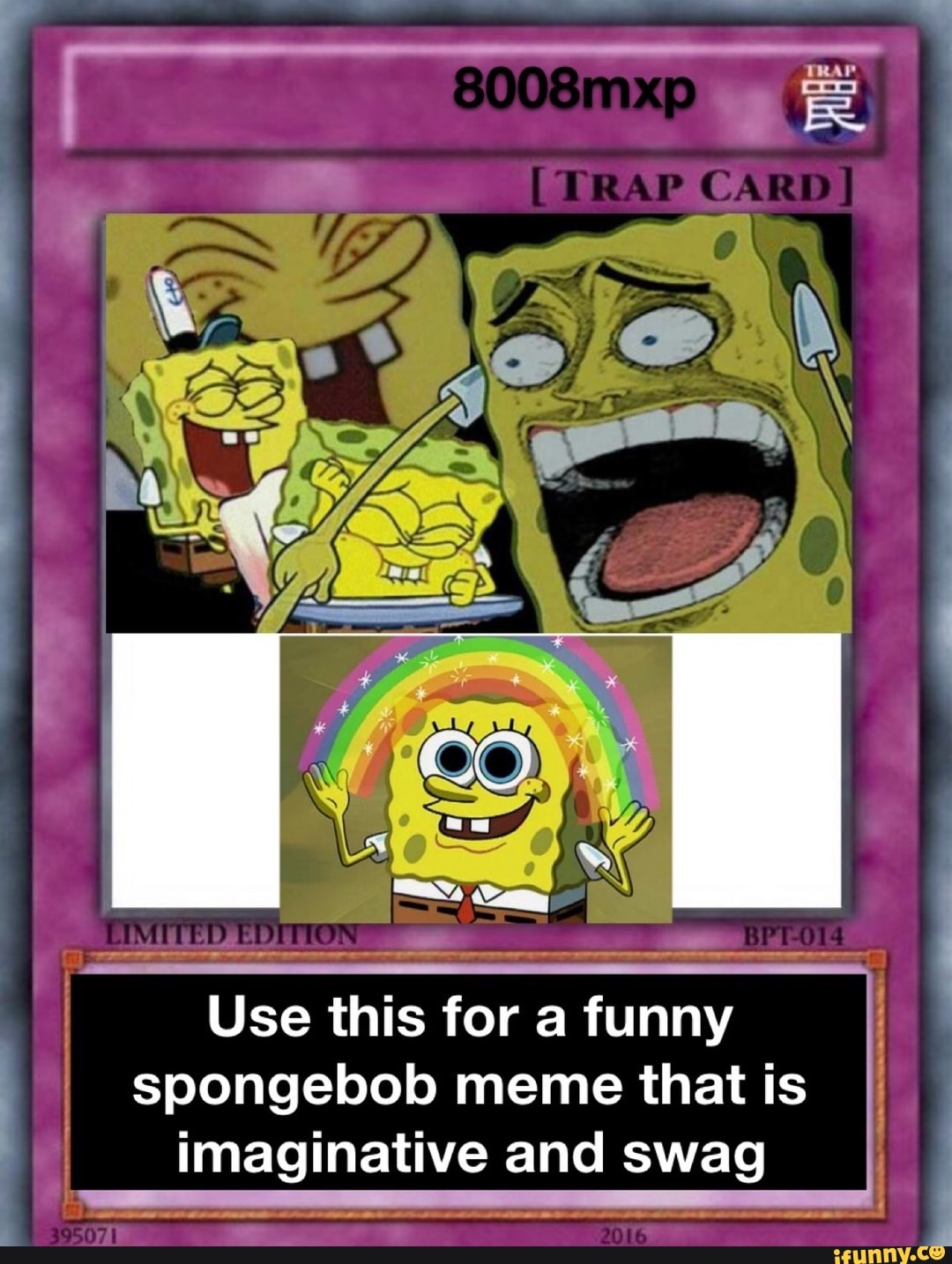 CA Use this for a funny spongebob meme that is imaginative and swag ...