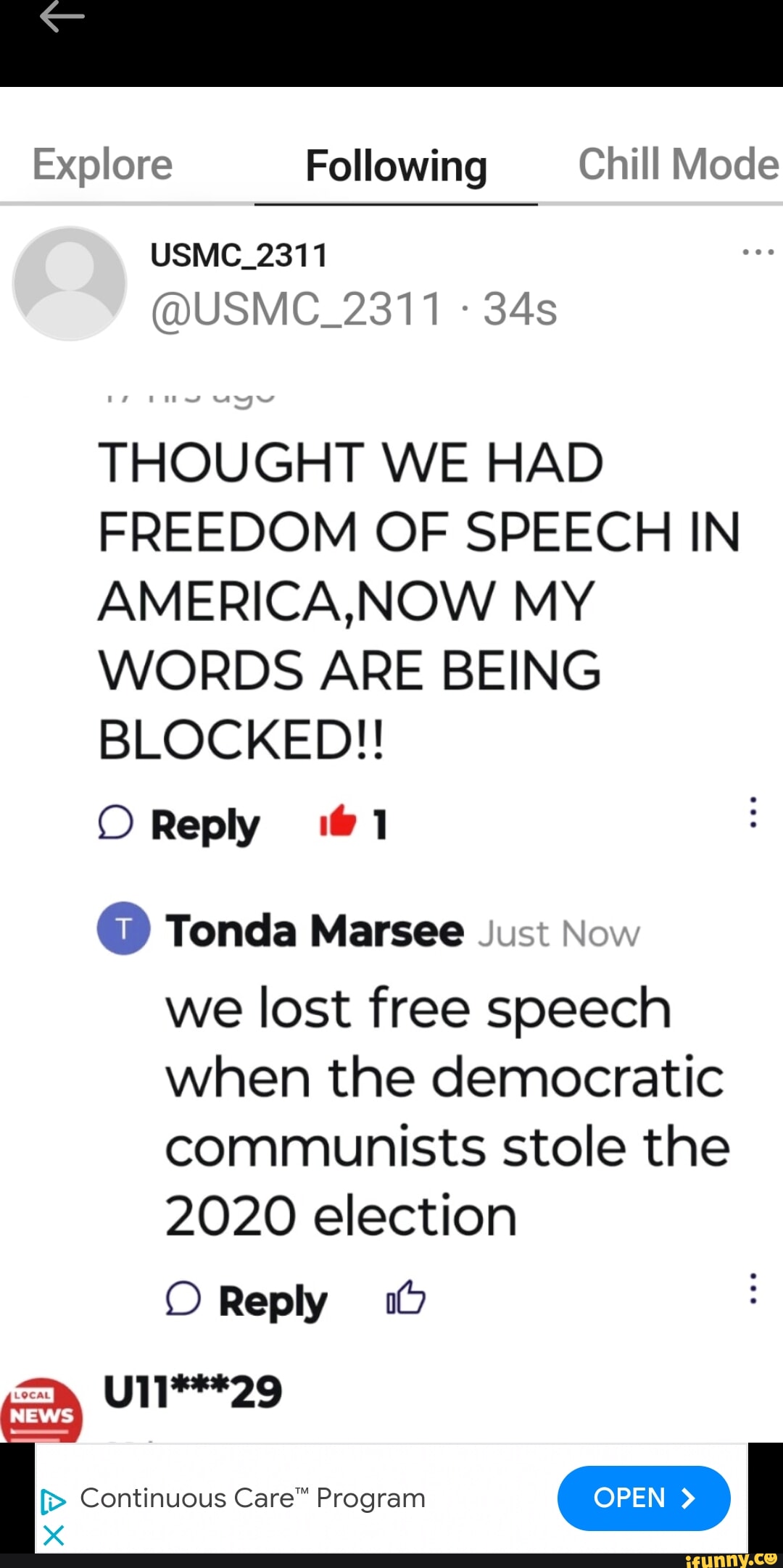 Explore Following Chill Mode USMC_2311 @USMC_2311 THOUGHT WE HAD ...