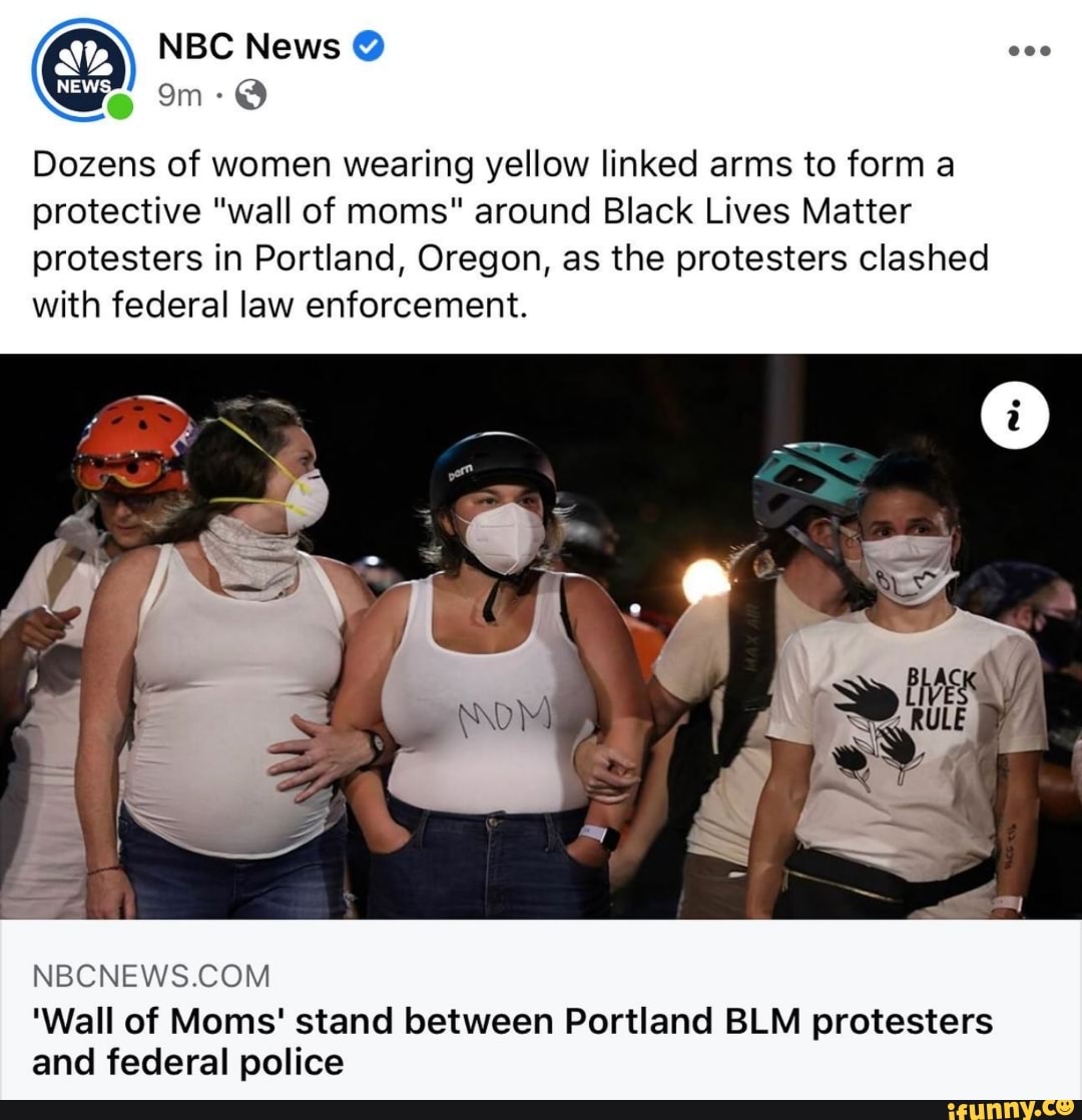 Q Dozens of women wearing yellow linked arms to form a protective "wall ...