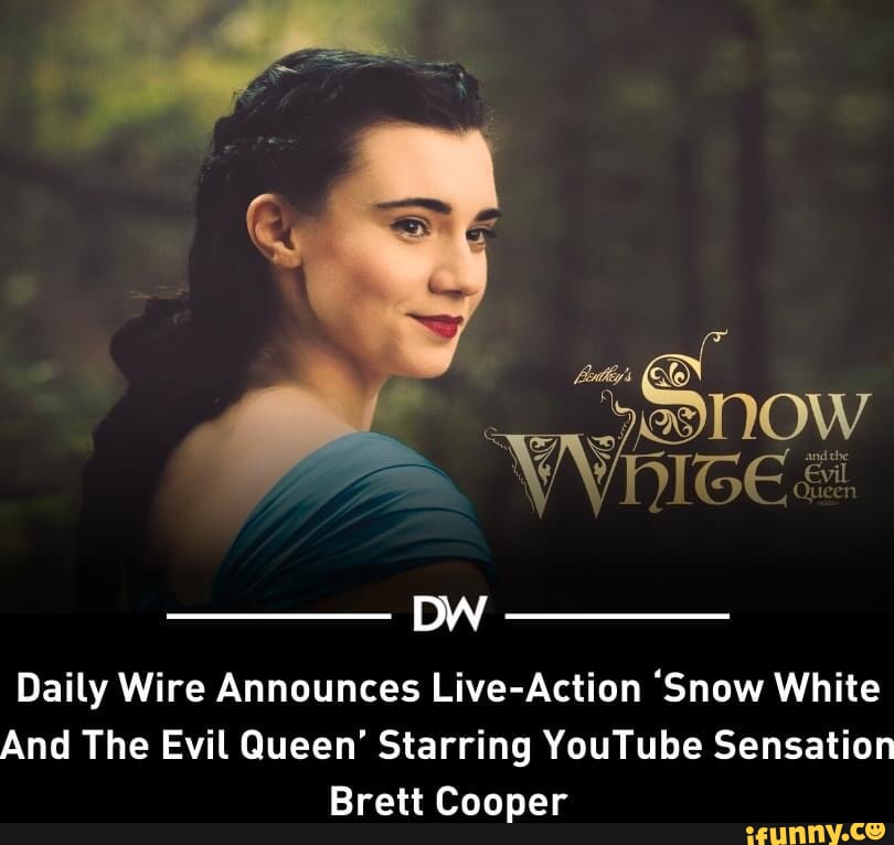 Snow DW Daily Wire Announces Live-Action 'Snow White And The Evil Queen' Starring YouTube ...