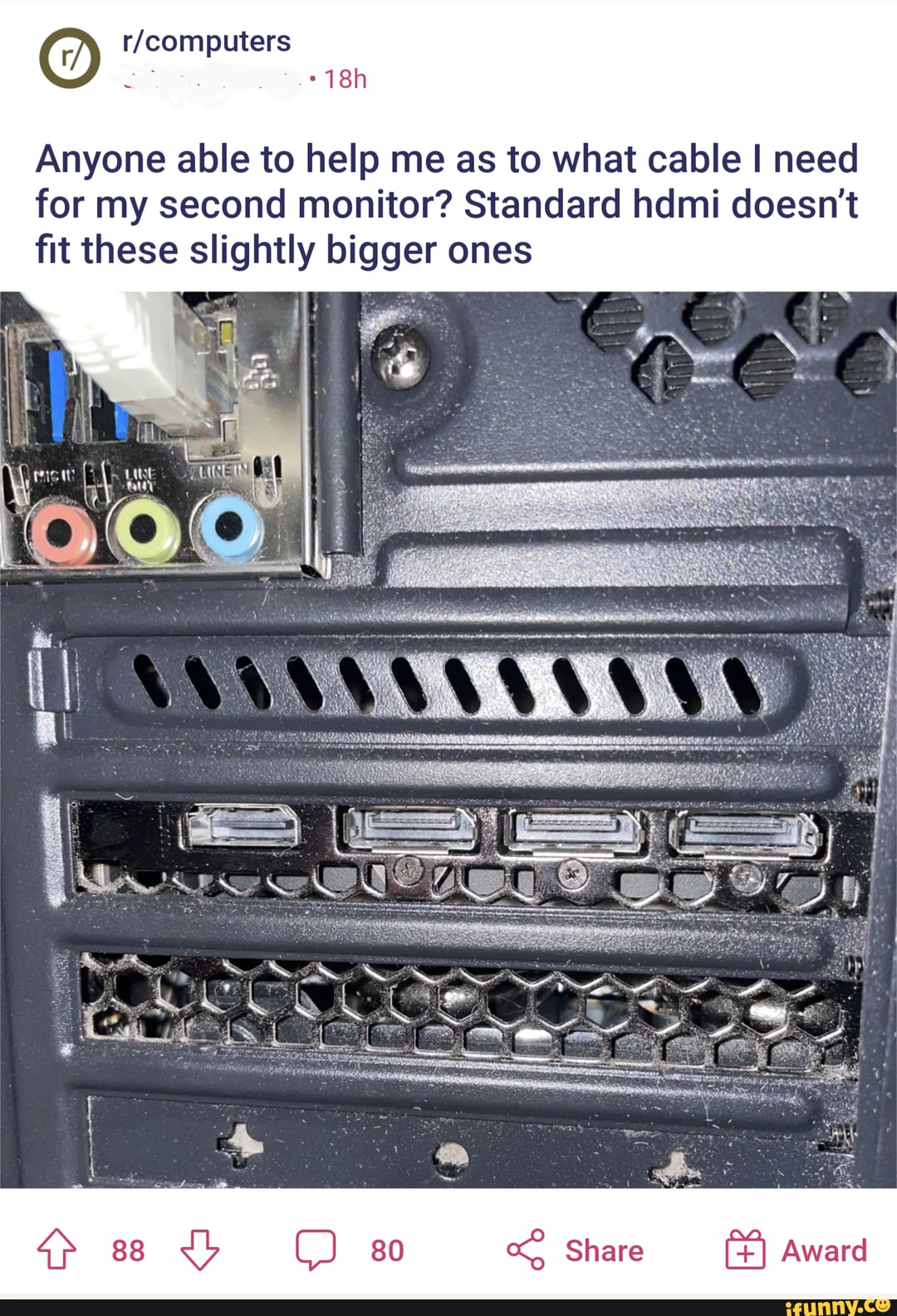 Hdmi memes. Best Collection of funny Hdmi pictures on iFunny