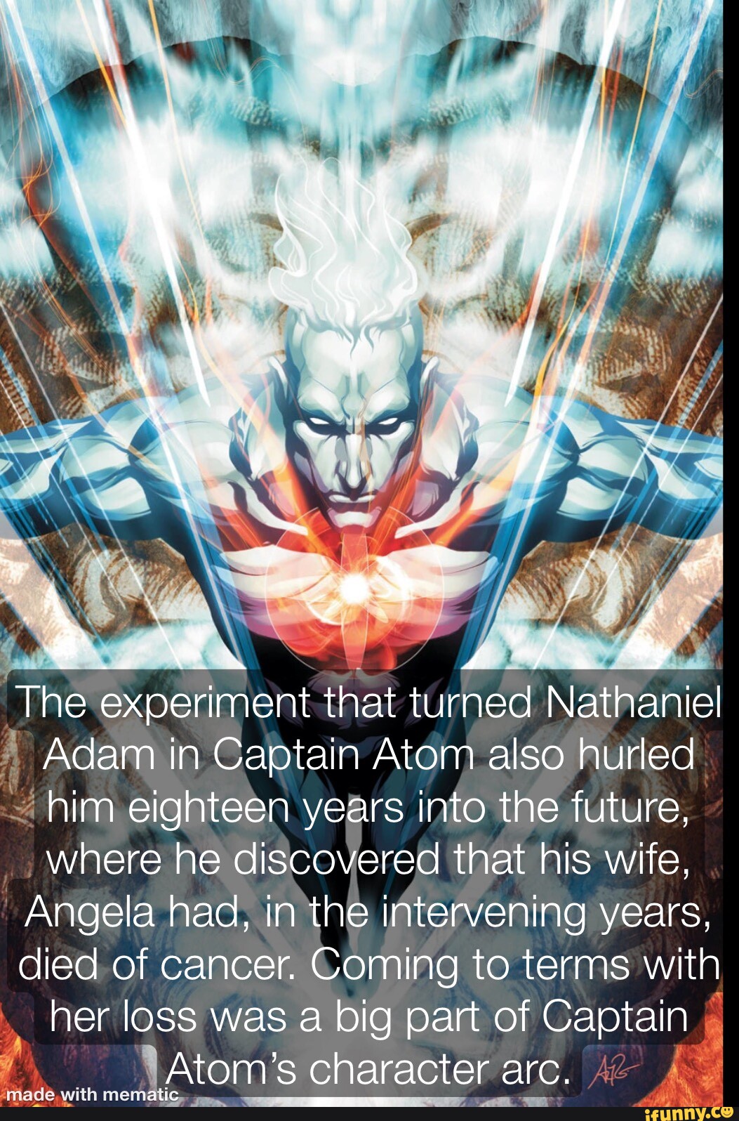 The experiment that turned Nathaniel Adam in Captain Atom also hurled ...