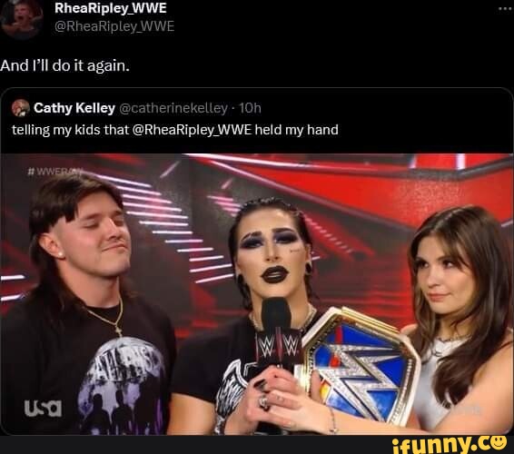 And I'll do it again. Cathy Kelley @cathierinekelley telling my kids ...