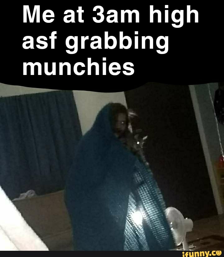 Me at 3am high asf grabbing munchies - iFunny