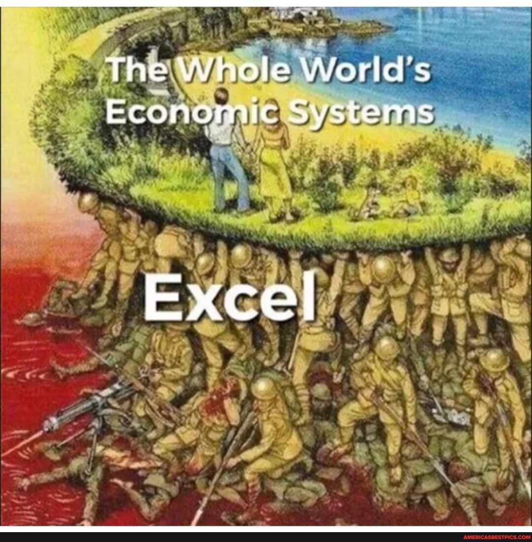 Pretty much #memes #excelmemes #finance - The Whole World s Economic ...