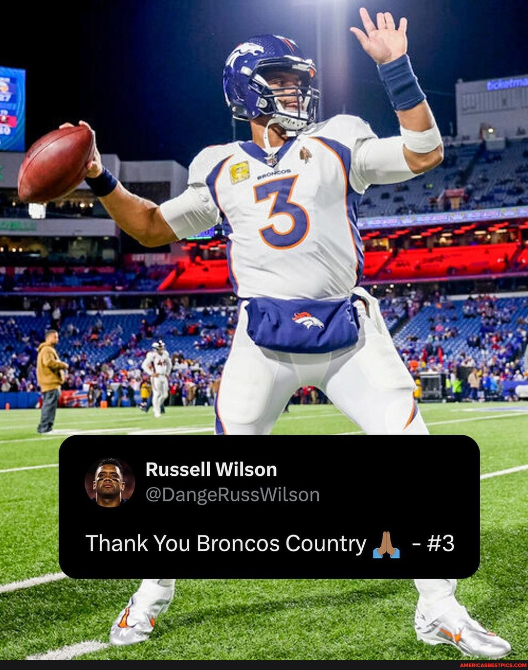 Russ says goodbye to Denver 🤝 (via @dangerusswilson) - Russell Wilson ...