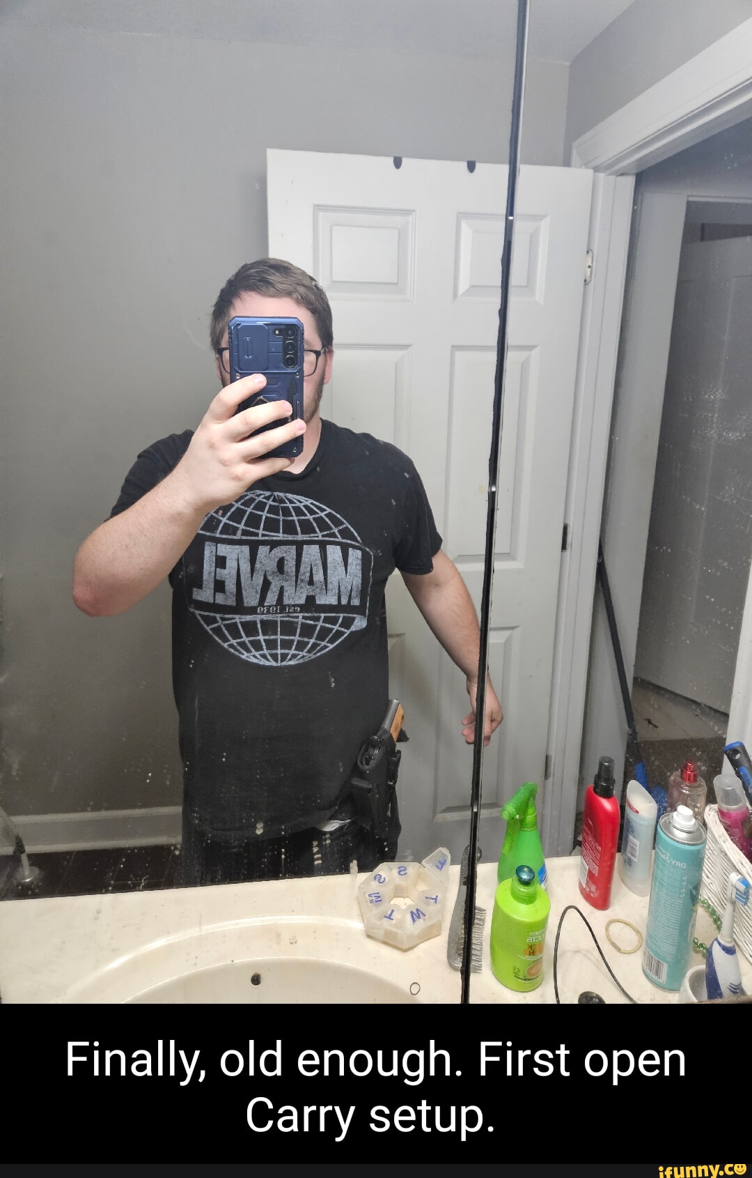 Finally, old enough. First open Carry setup. - iFunny