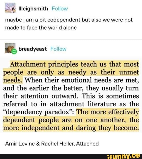 Codependent memes. Best Collection of funny Codependent pictures on iFunny