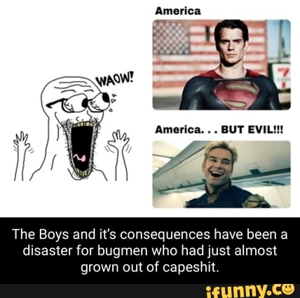 America America. BUT EVIL!!! The Boys and it's consequences have been a ...