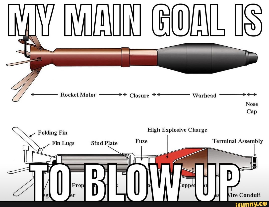 Rocket Motor Closure Warhead Nose Cap Folding Fin High Explosive Charge ...