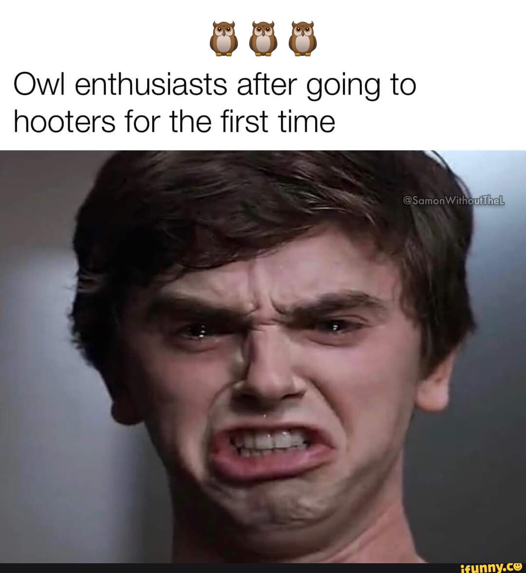 GoG Owl enthusiasts after going to hooters for the first time - iFunny