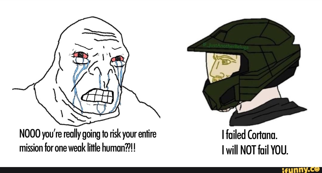 NOOO you're really going to risk your entire failed Cortana. mission ...