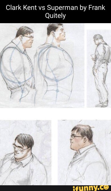 Clark Kent vs Superman by Frank Quitely - iFunny