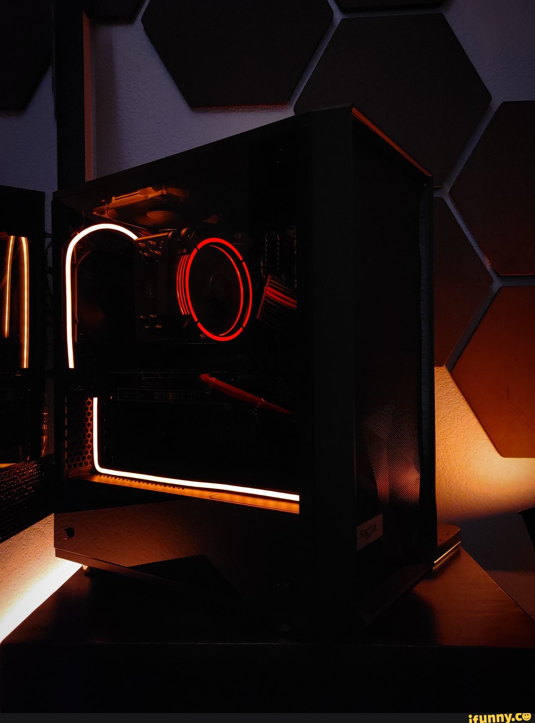 Built a new PC, upgraded my Deus Ex inspired setup around it. - iFunny