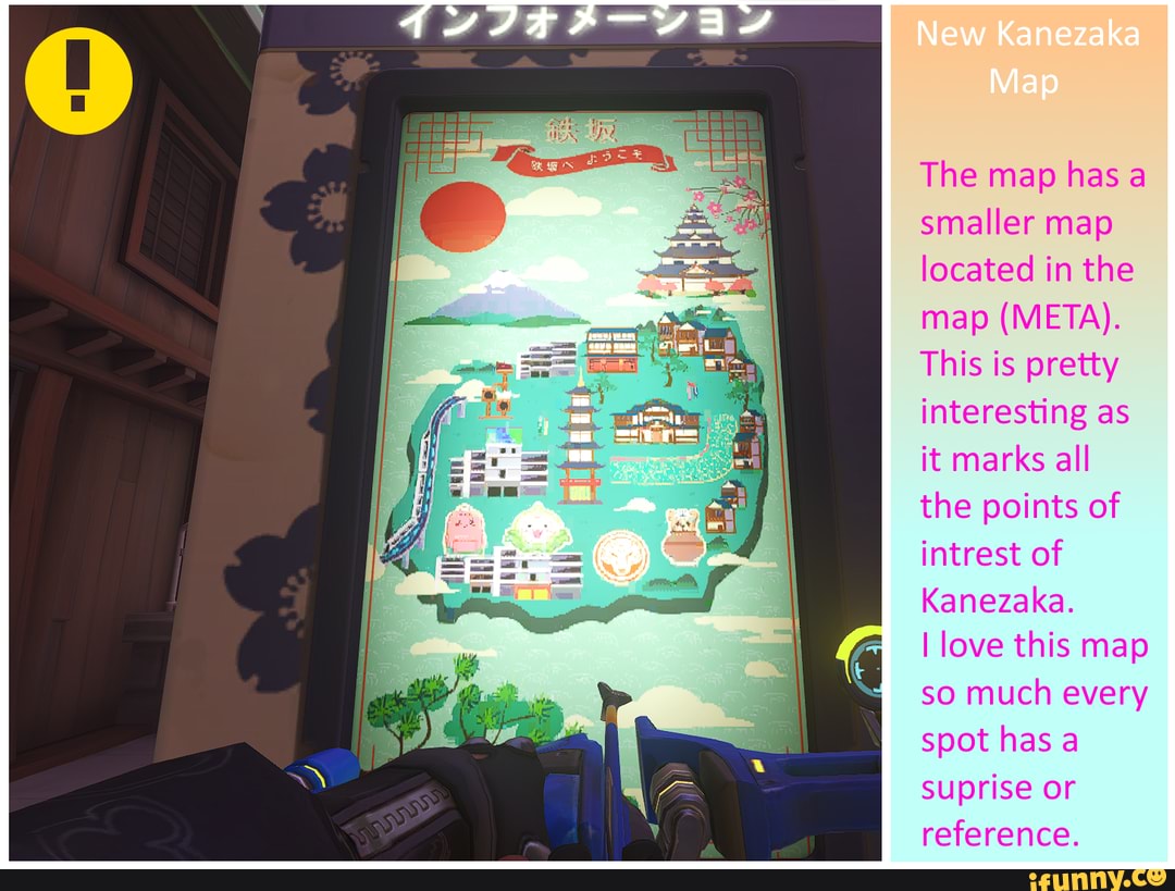 New Kanezaka Map The map has a smaller map located in the map (META ...