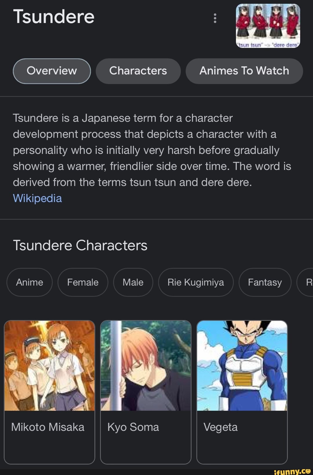 Tsundere Characters Animes To Watch Tsundere is a Japanese term for a ...