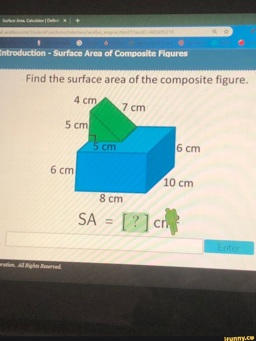 Surface Area Of Composite Figures
