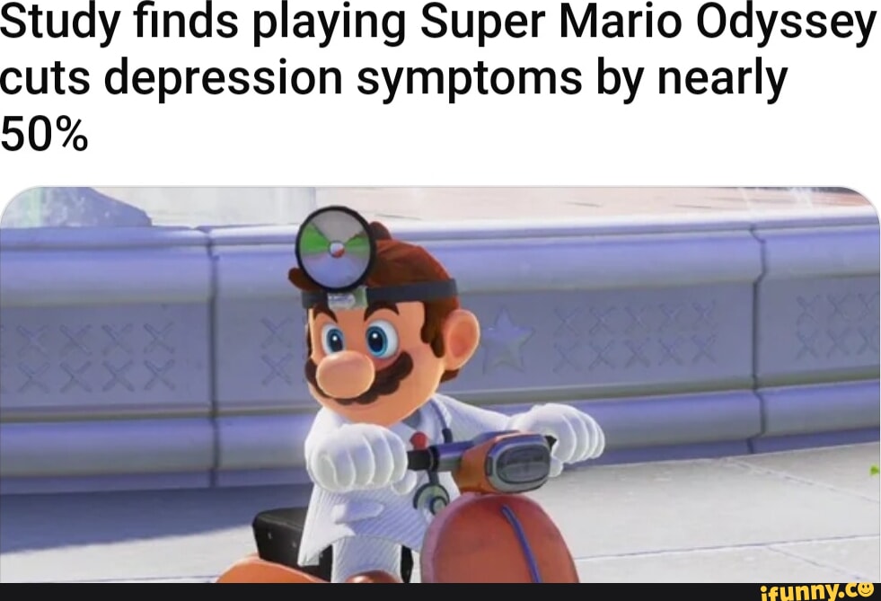 Study finds playing Super Mario Odyssey cuts depression symptoms by ...