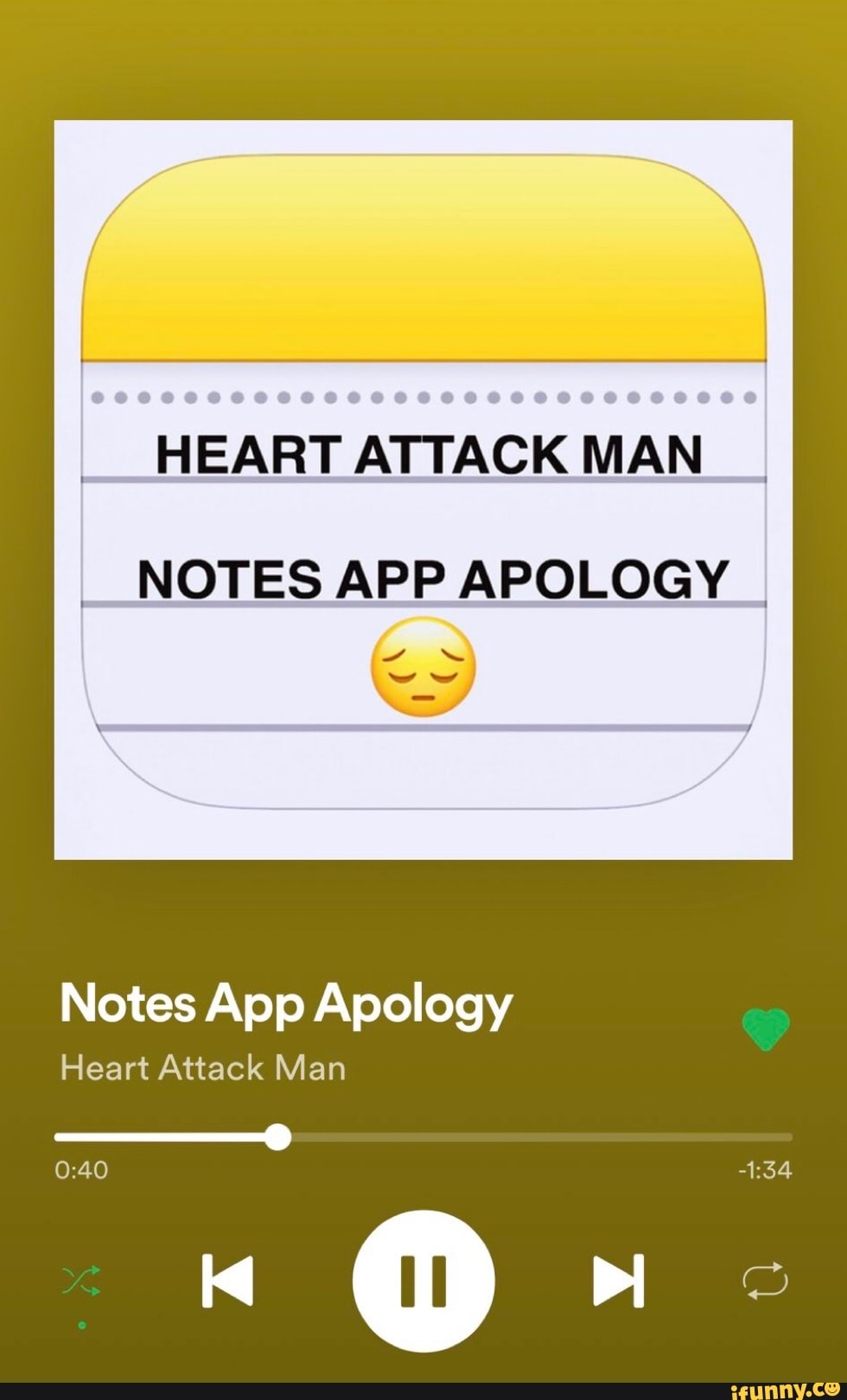 HEART ATTACK MAN NOTES APP APOLOGY I ww Notes App Apology Heart Attack ...