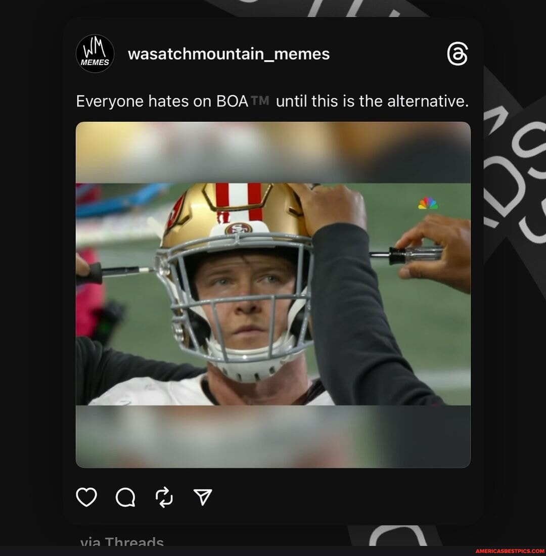 🔃 - MEMES wasatchmountain_memes Everyone hates on BOA until this is the ...