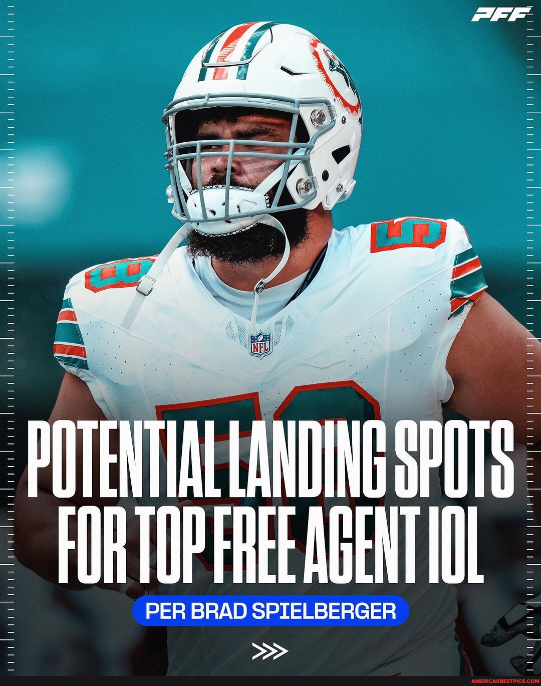 The potential landing spots for the top free agent interior offensive linemen 👀 - POTENTIAL ...